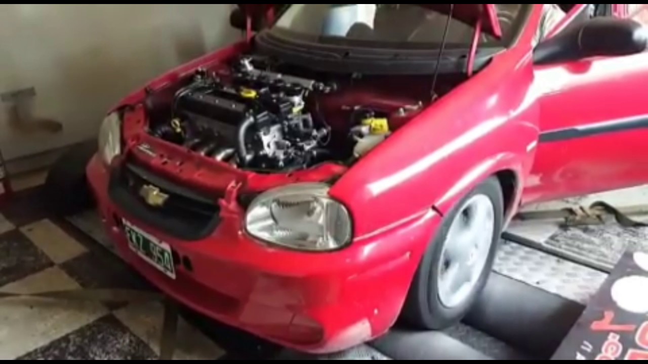 Chevrolet Corsa con Motor 2.4 16v 260HP - YouTube