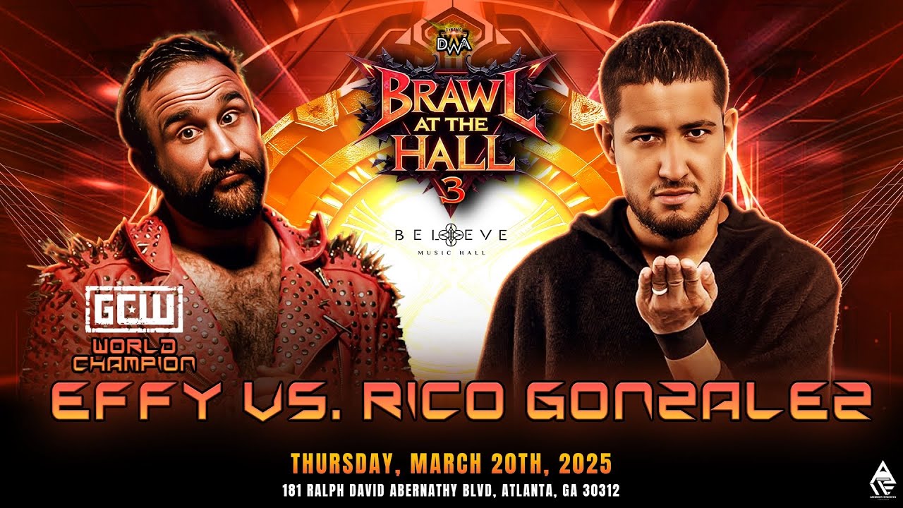 Brawl at the hall 3 Effy vs Rico Gonzalez - GCW Championship - YouTube