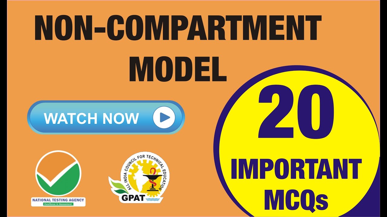 NON-COMPARTMENT MODEL IMPORTANT MCQS - YouTube