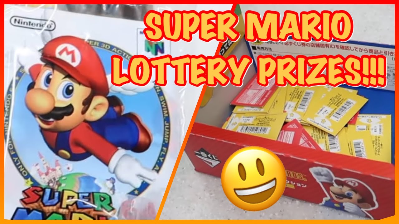 SUPER MARIO LOTTERY PRIZES!!! - YouTube