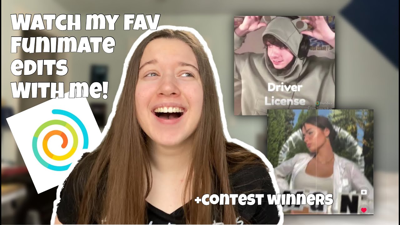 reacting to YOUR funimate edits! *contest winners - YouTube