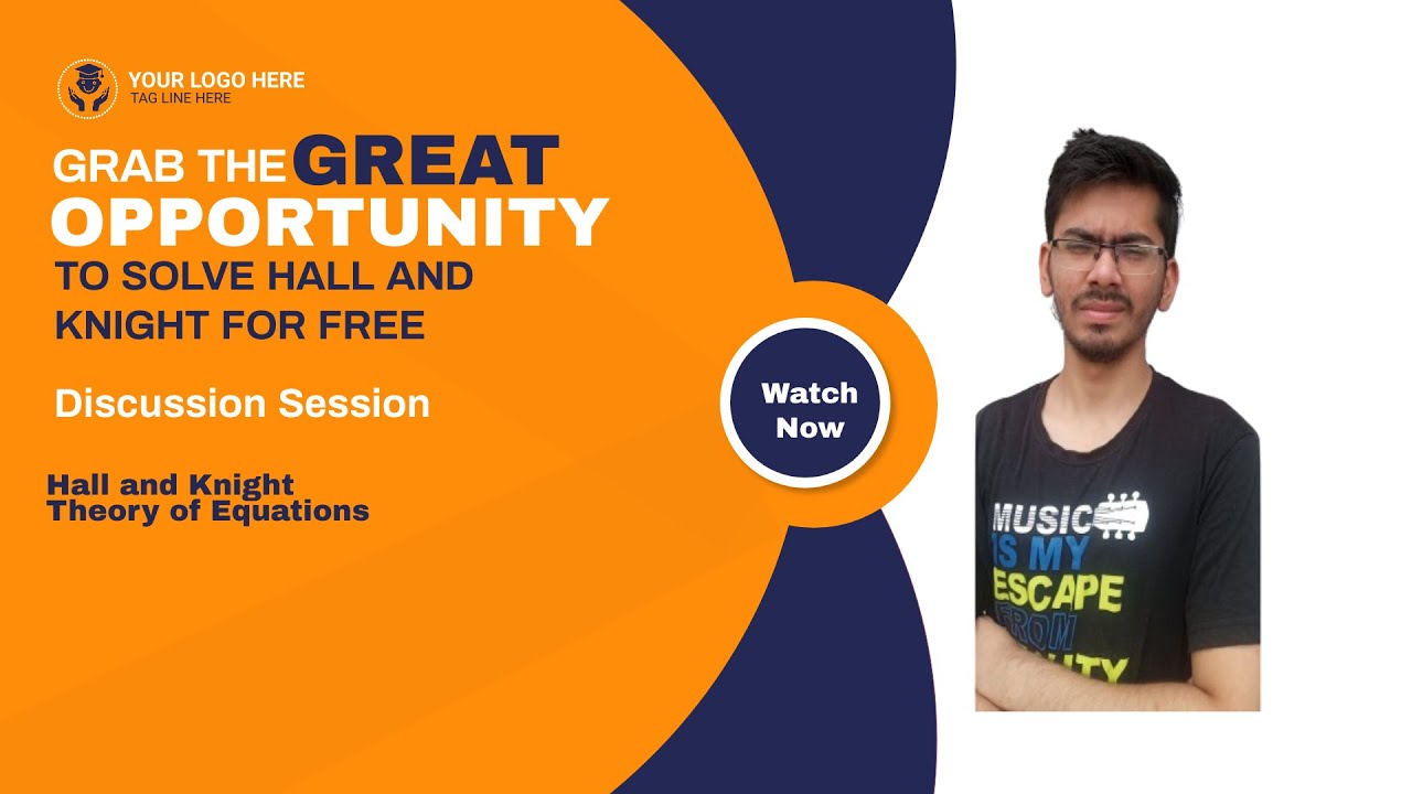 Hall and Knight:- Theory of Equations-1 - YouTube