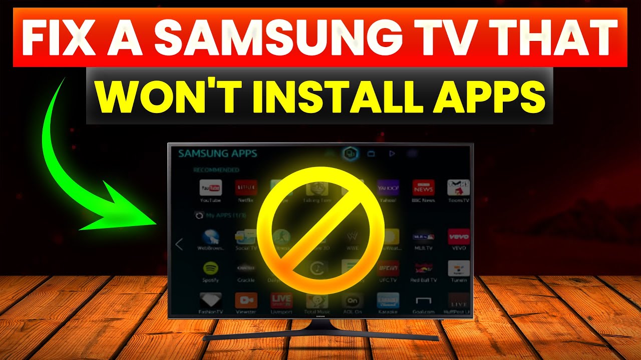 How To Fix Samsung TV That Won't Install Apps (Why Won't My Samsung TV ...