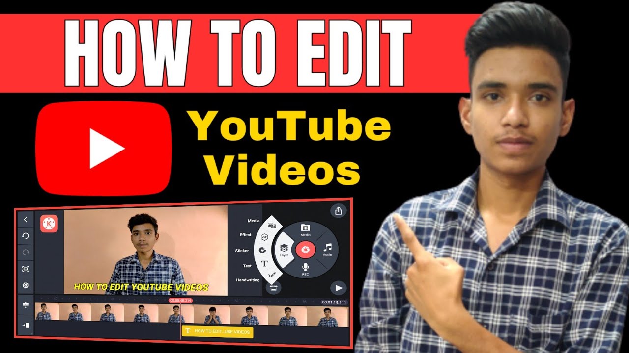 How to EDIT videos for YouTube | Kinemaster Video Editing In Hindi ...
