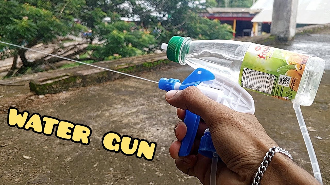 How to make water gun with plastic bottle | Simple water gun | Mr Alvi ...