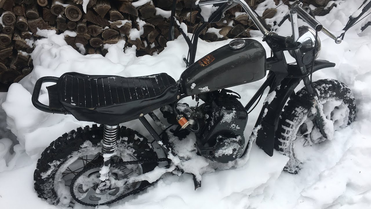 Ultra Rare 1974 (Speedway) JCPenney El-Tigre Mini Bike - YouTube