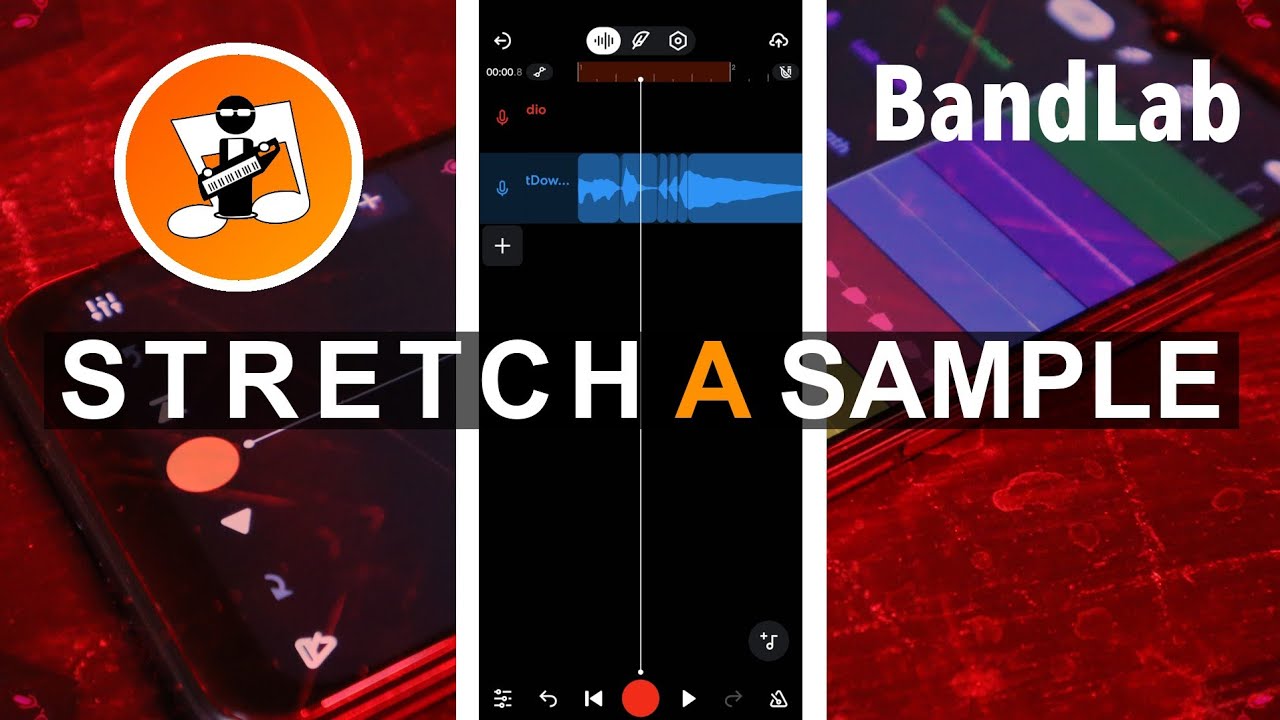 How to Stretch Bandlab audio samples - YouTube