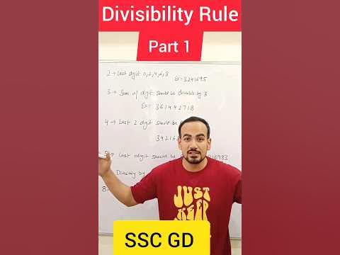 AASANI SE DIVIDE KARE DIVISIBILITY RULE PART -1 #division #ssc #shorts #yt #tricks #gd #agniveer ...