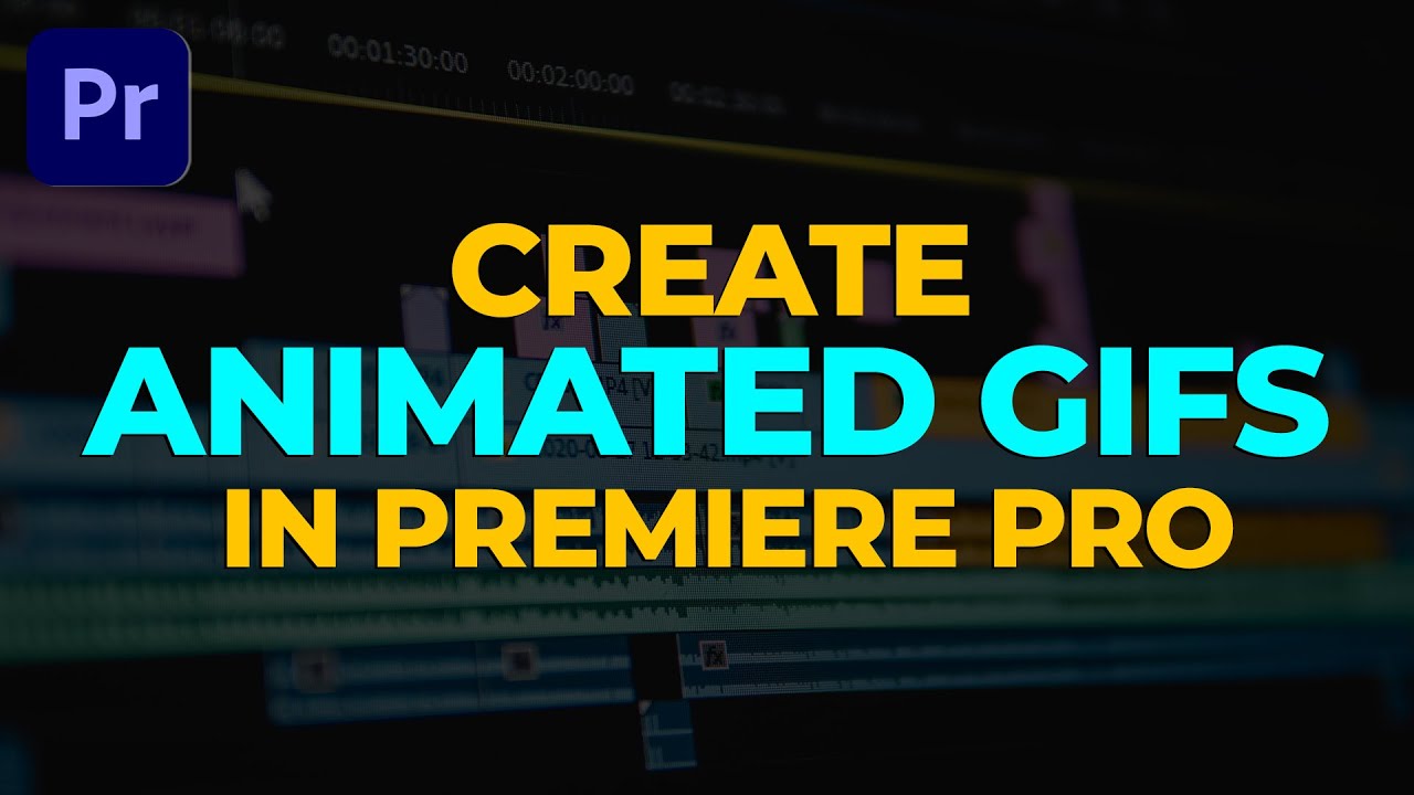 How to create Animated GIF in Premiere pro | Tamil - YouTube