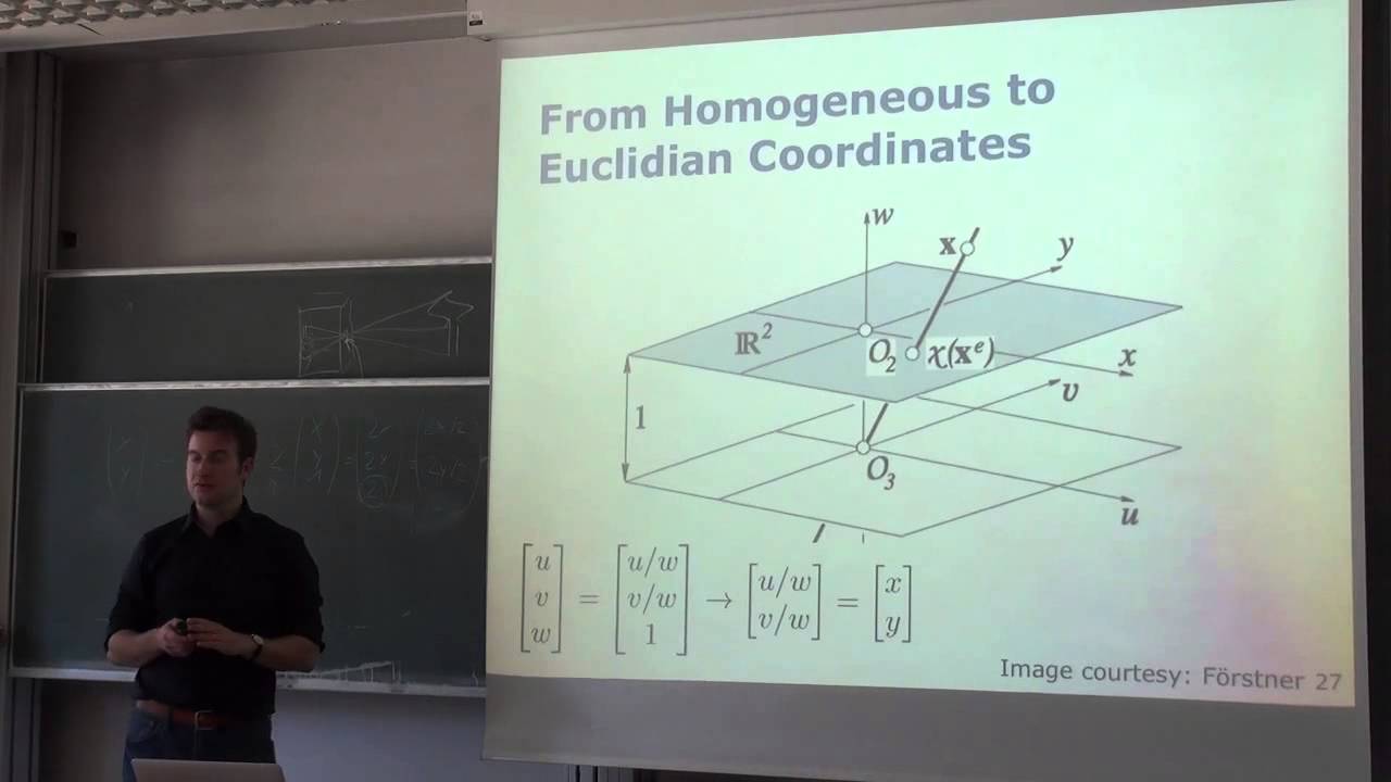 Photogrammetry I - 14 - Homogeneous Coordinates (2015) - YouTube