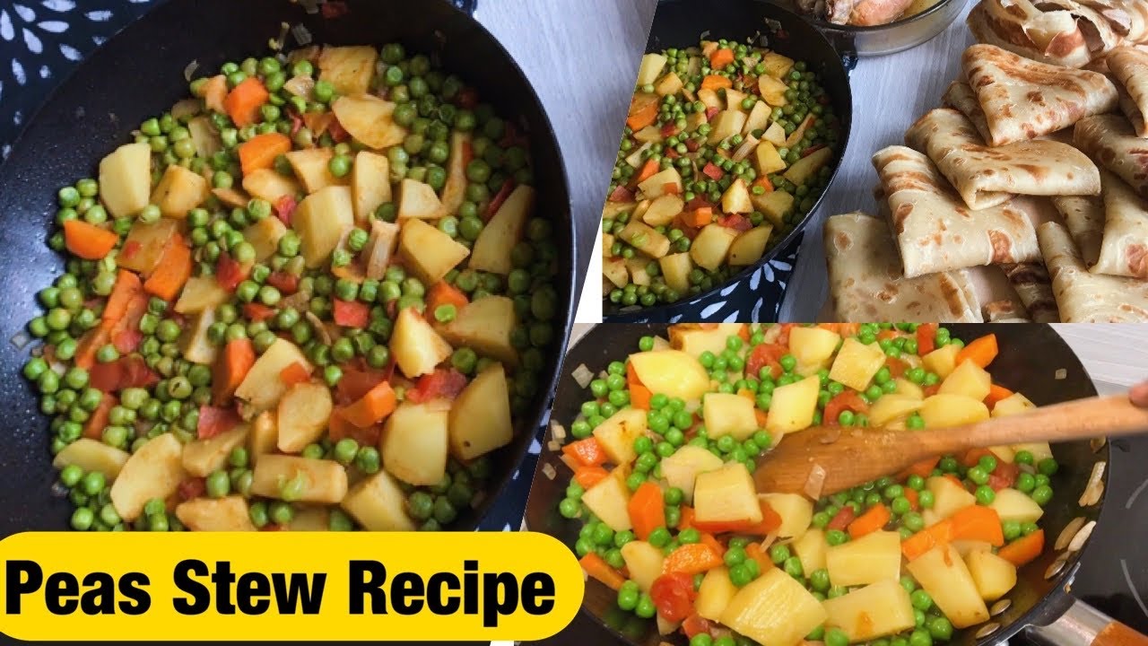SIMPLE RECIPE FOR PEAS STEW 😋. MINJI STEW RECIPE. #stew #peastew - YouTube