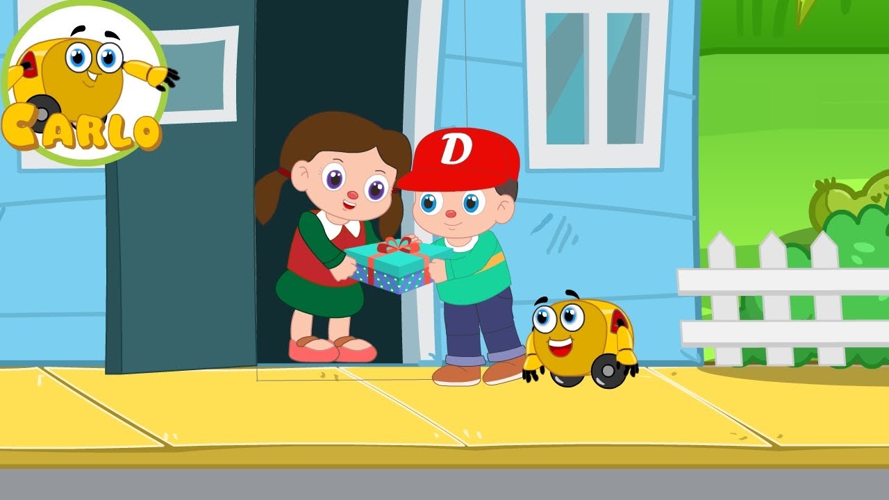 Mengantarkan Kue Ulang Tahun untuk Teman | Doni Carlo | Puri Animation ...