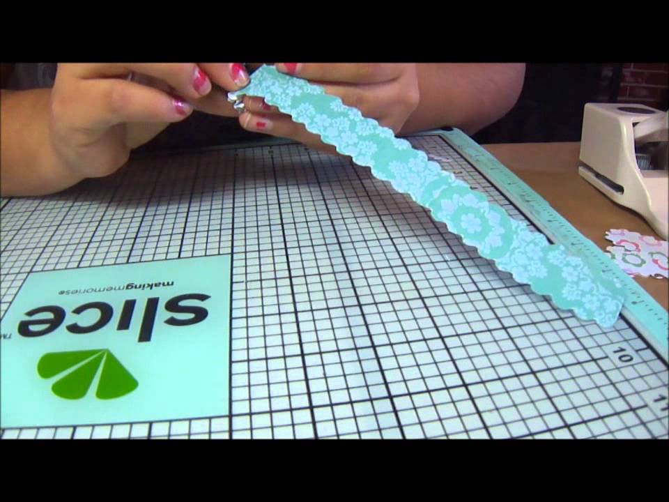 Making A Paper Rosette Using The Slice Machine - YouTube