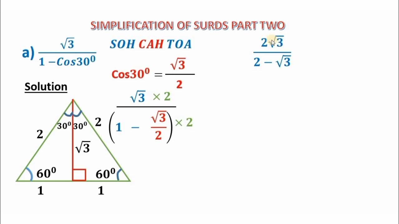 SURDS || surds and trigonometry#surds #trigonometry #trigonometri - YouTube