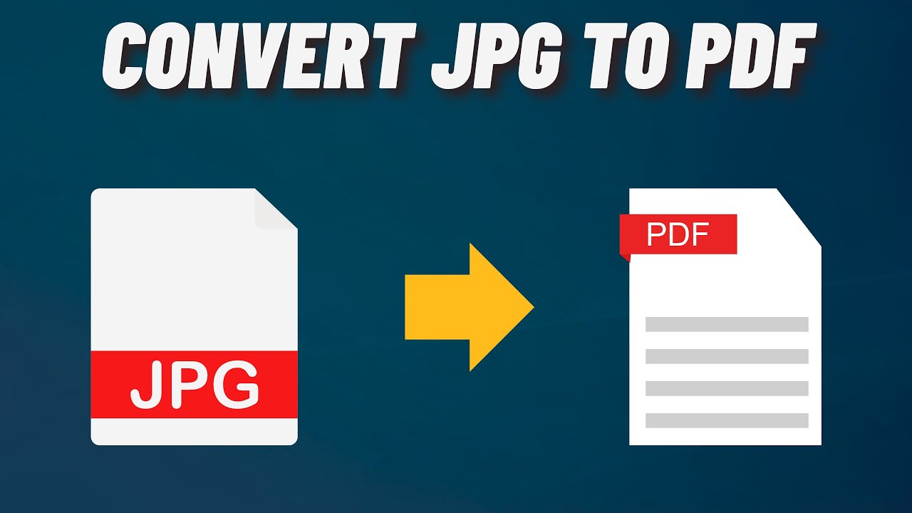 How to Convert JPG to PDF - YouTube