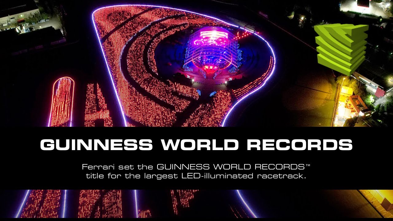 Ferrari – GUINNESS WORLD RECORD For The Largest LED-Illuminated ...