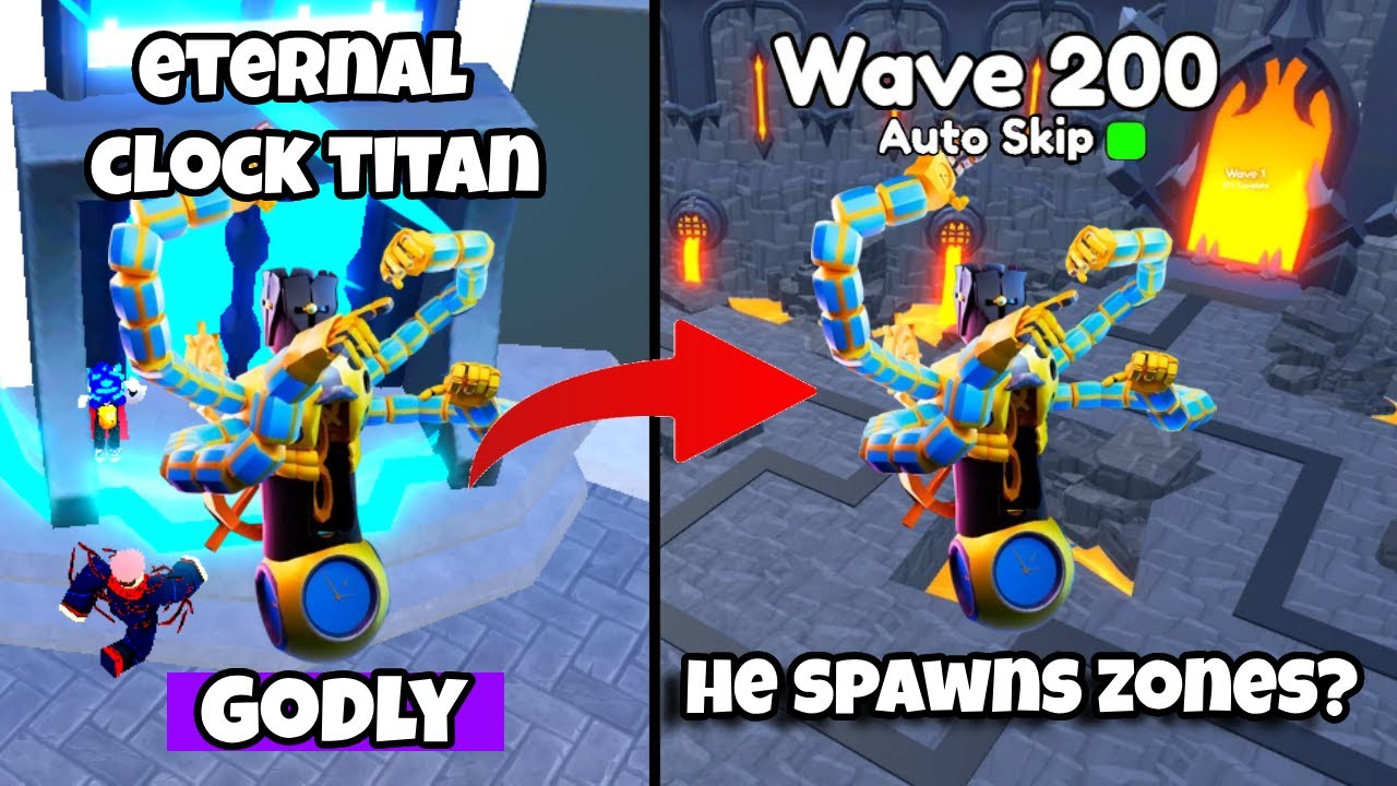 TESTING OUT ETERNAL CLOCK TITAN in Toilet Tower Defense - YouTube