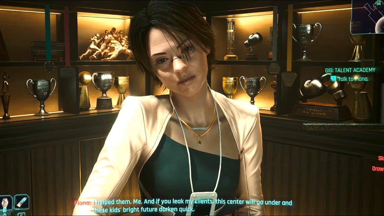 Make Fiona sign a deal for Tommie in Talent Academy - Cyberpunk 2077 ...