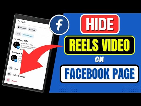 How To Hide Reels On Facebook Page - YouTube