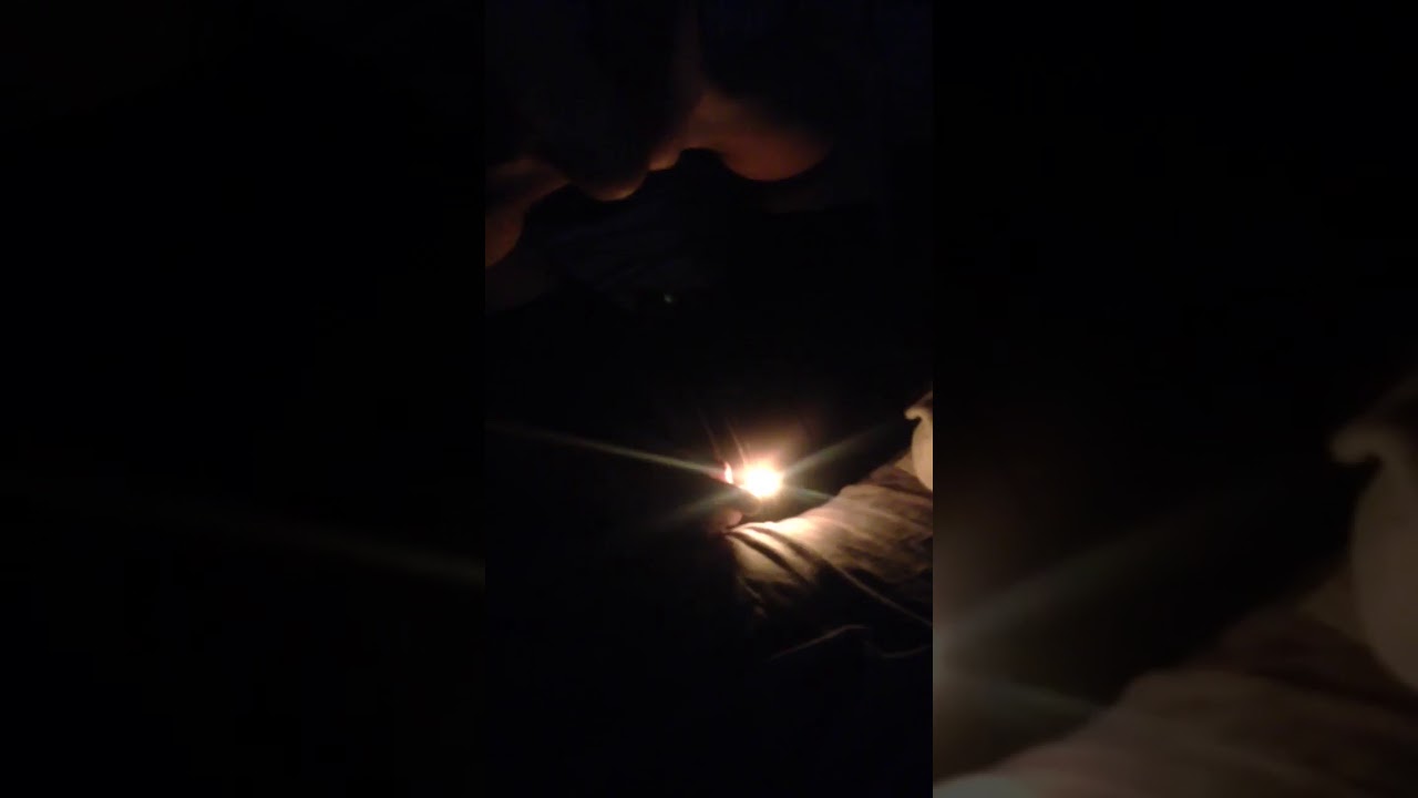 Fart lit on fire - YouTube