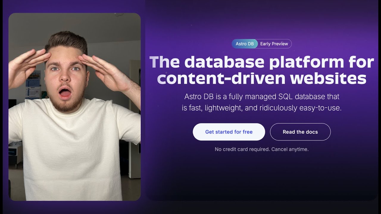 Astro just launched its own Database! - YouTube