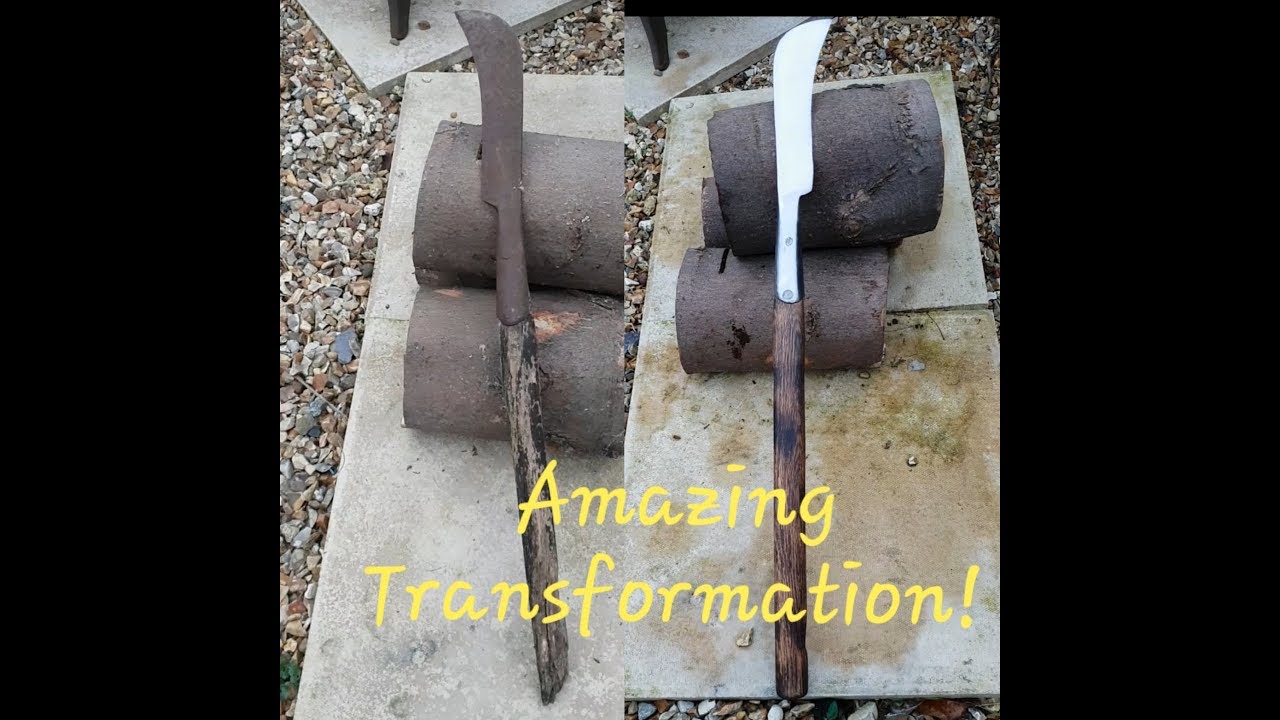 Old Tool Restoration, Bill Hook Knife - YouTube