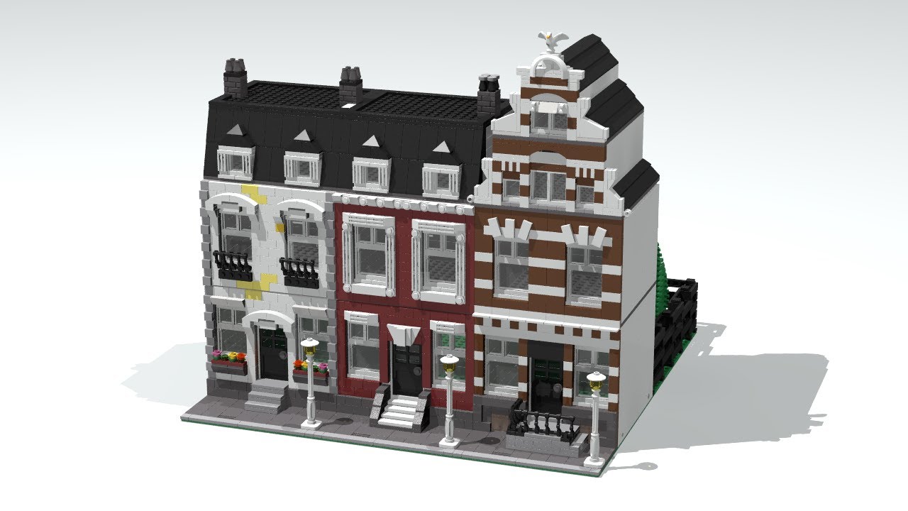 Lego Speed Building Instructions Modular House Moc 269 PART 1 - YouTube