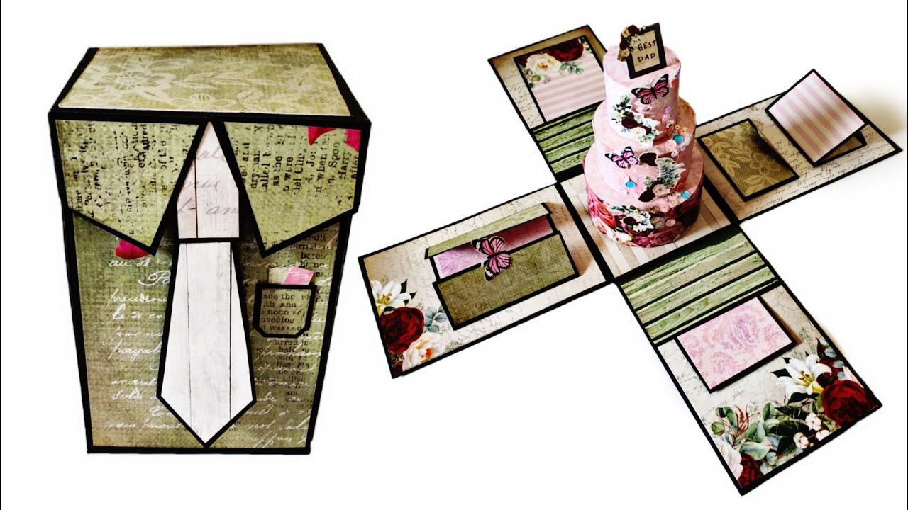 Explosion Box Tutorial | DIY Explosion Box for Father (Requested Video ...