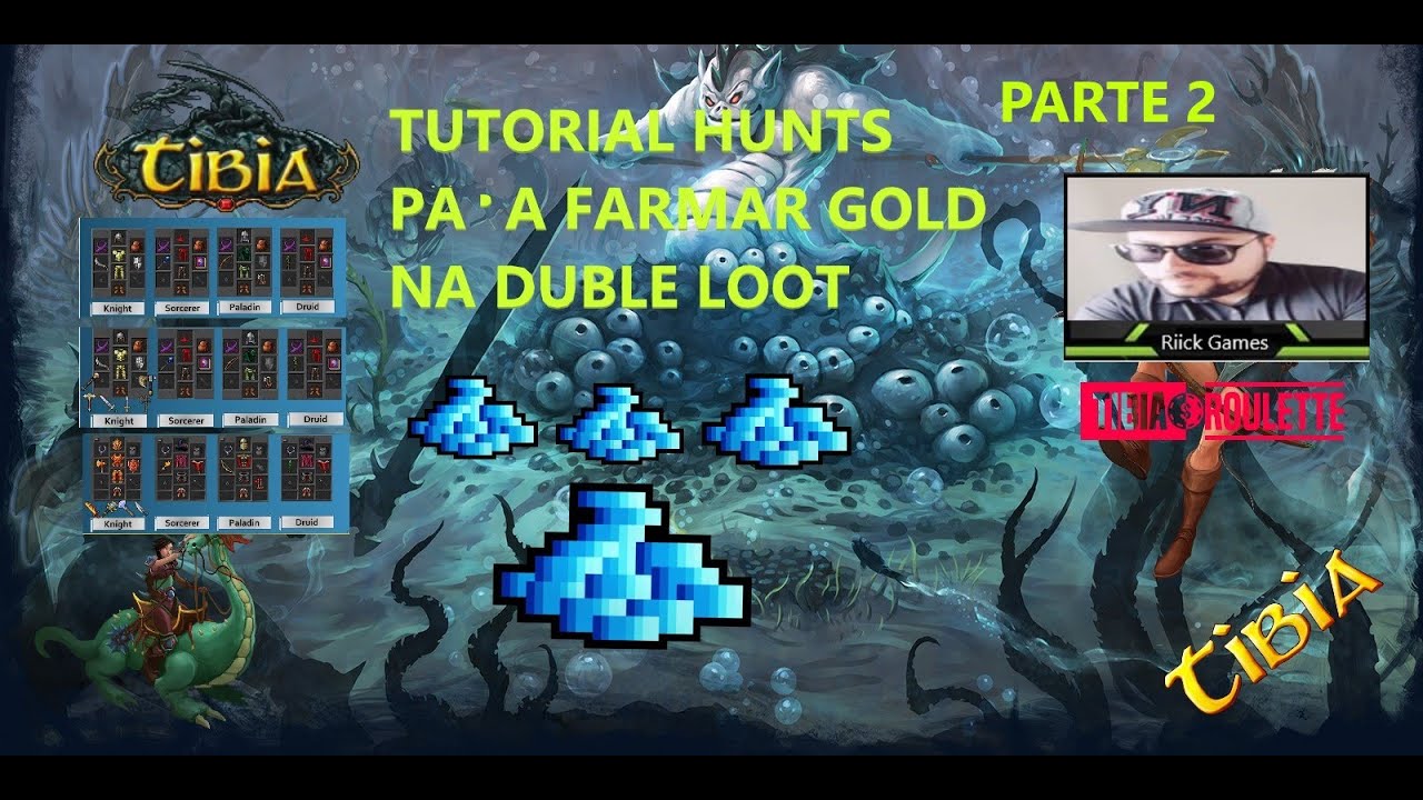 Tibia - Tutorial Hunts para Double Loot (Parte 2) - YouTube