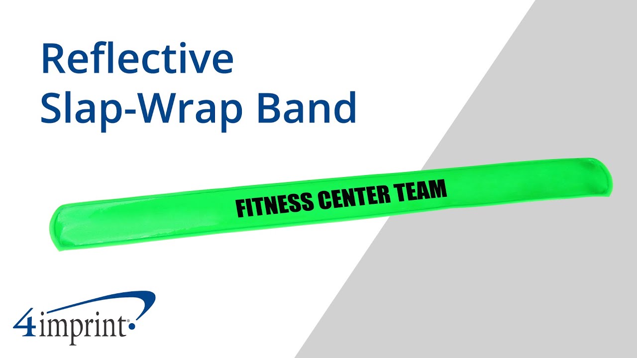 Reflective Slap-Wrap Band from 4imprint - YouTube
