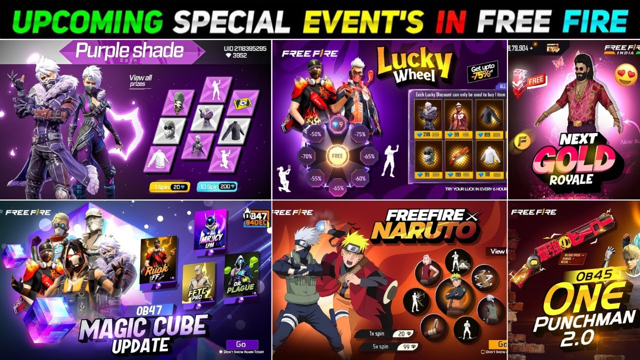 Purple Shade Bundle Retune | Free Fire New Event | Upcoming Event In ...