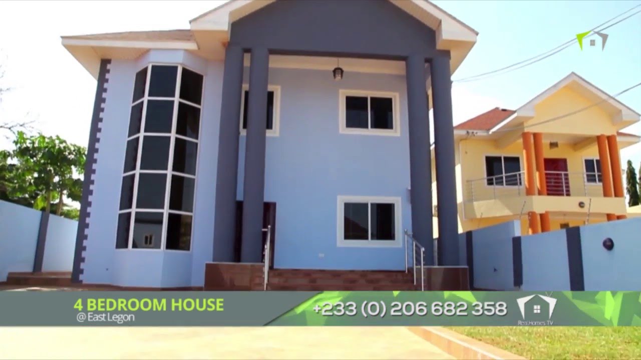 East Legon 4 BEDROOMS HOUSE with a very large compound - YouTube