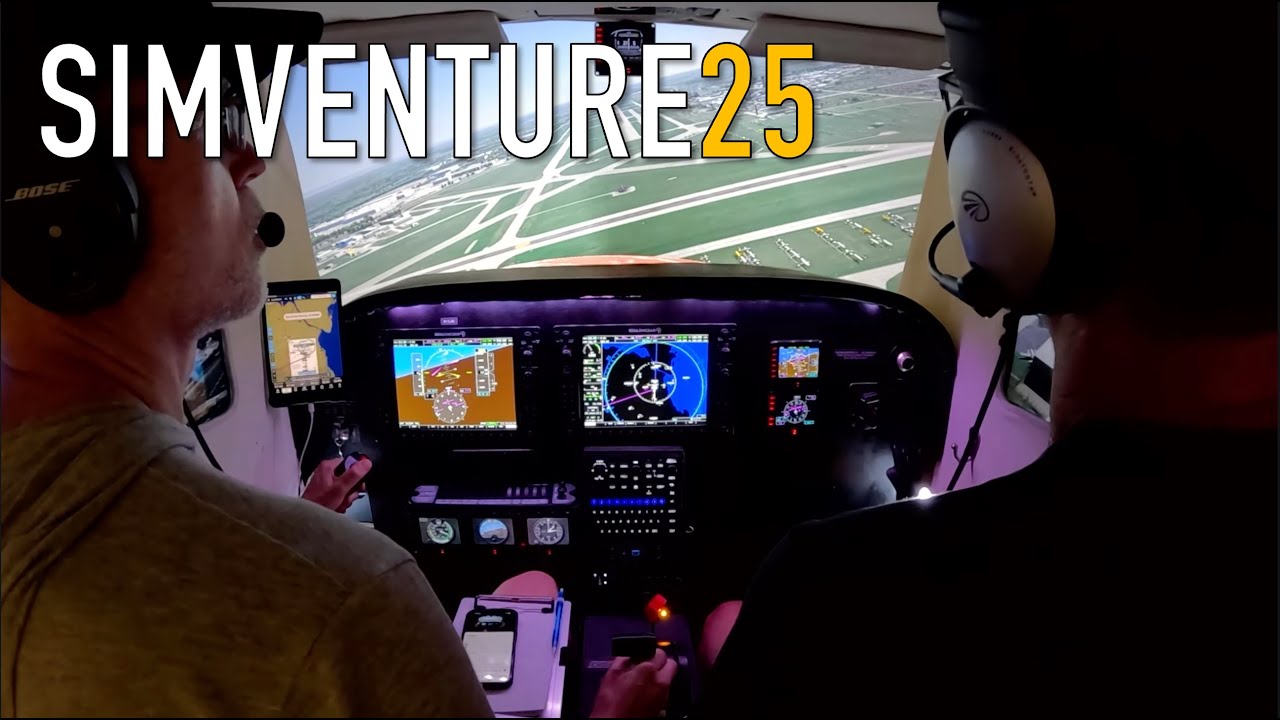 SimVenture 2025: Fisk Arrival with Real Oshkosh Controllers | X-Plane 12 Home Cockpit Live ...
