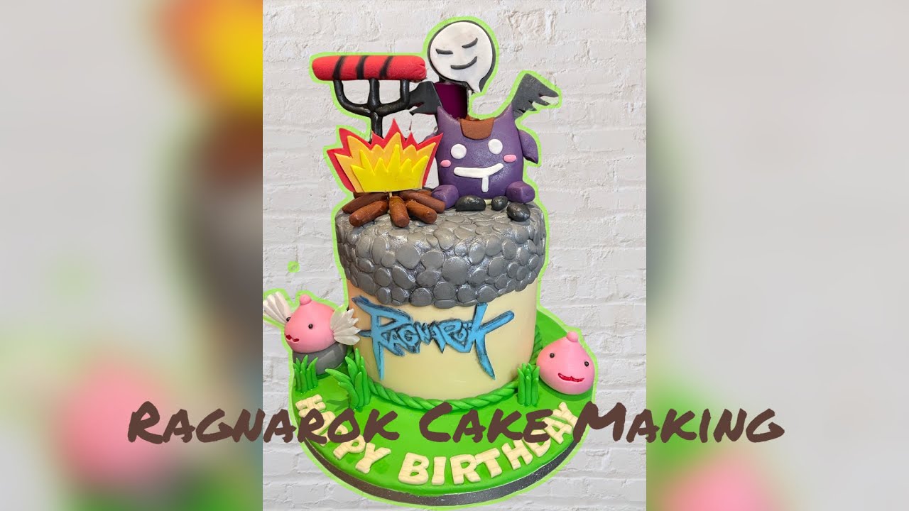 Ragnarok Cake / Birthday Cake - YouTube
