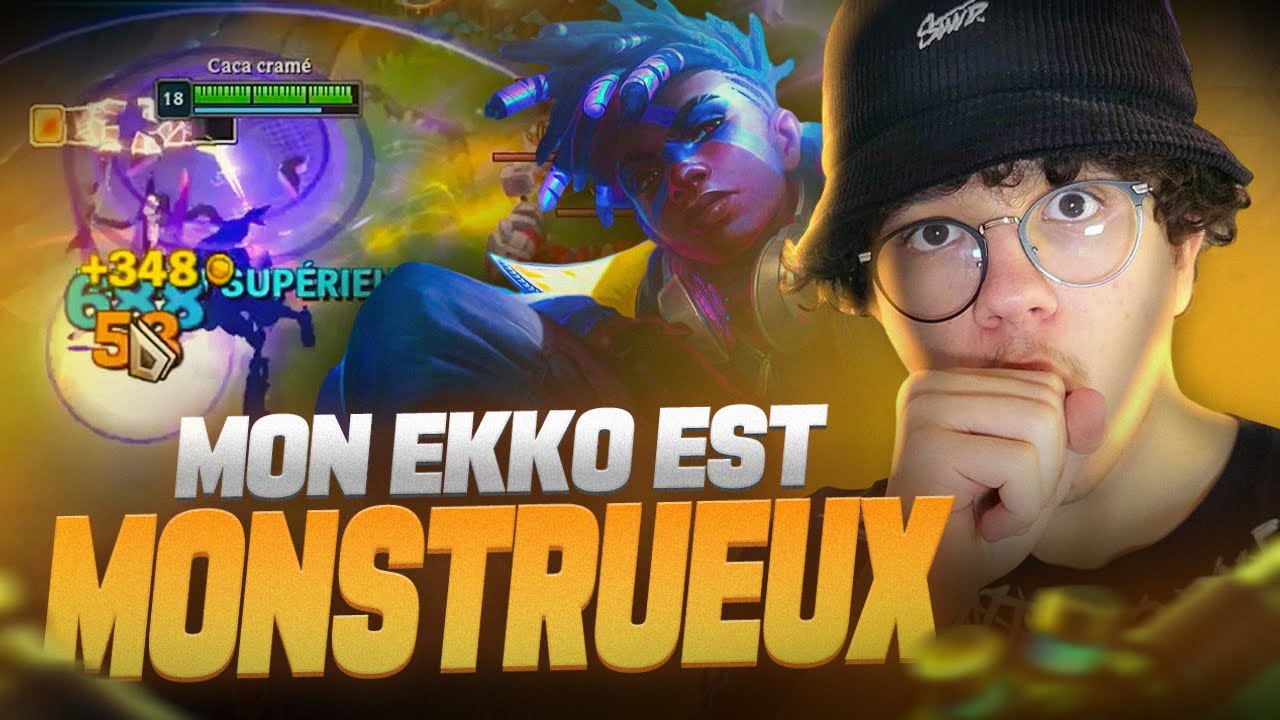 JE JOUE UN EKKO MONSTRUEUX POUR MES DEBUTS SUR LOL ! ⌛ - YouTube