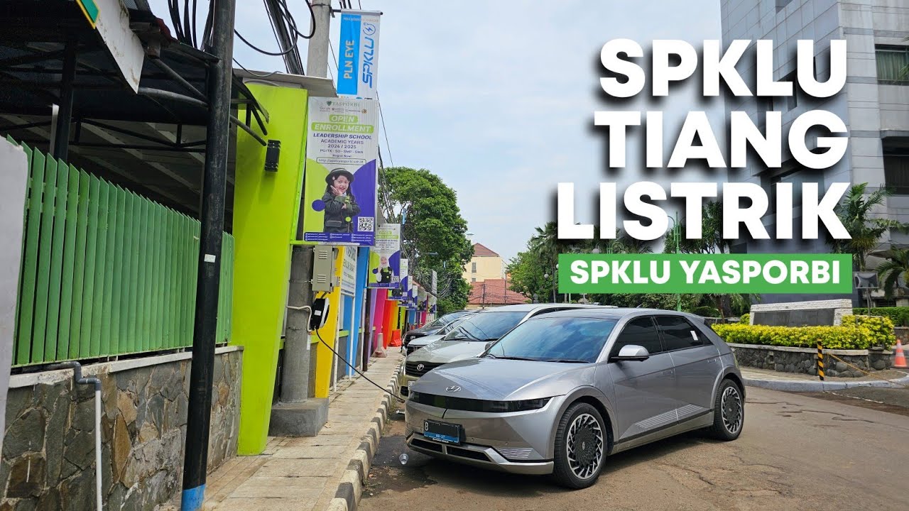 VLOG IONIQ 5 - #152 SPKLU YASPORBI | Di Tiang Listrik! - YouTube