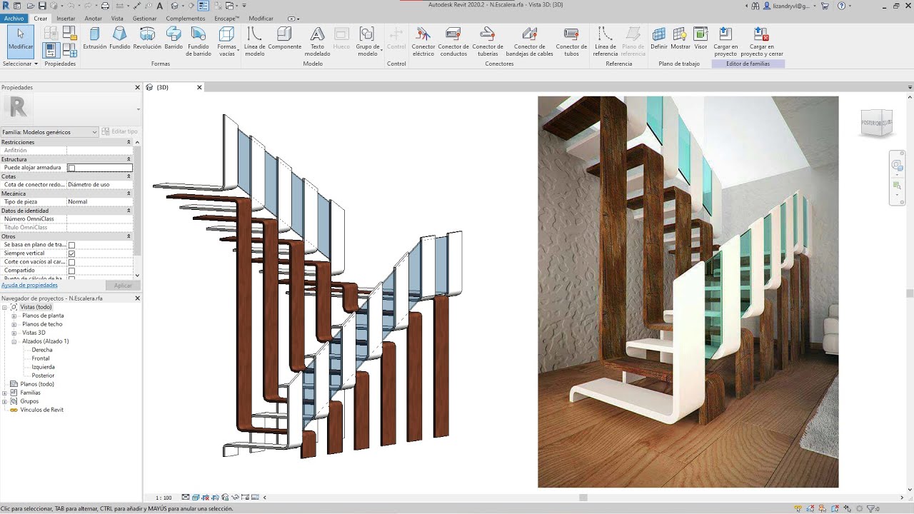 Revit Timelapse | Escalera. #2 - YouTube