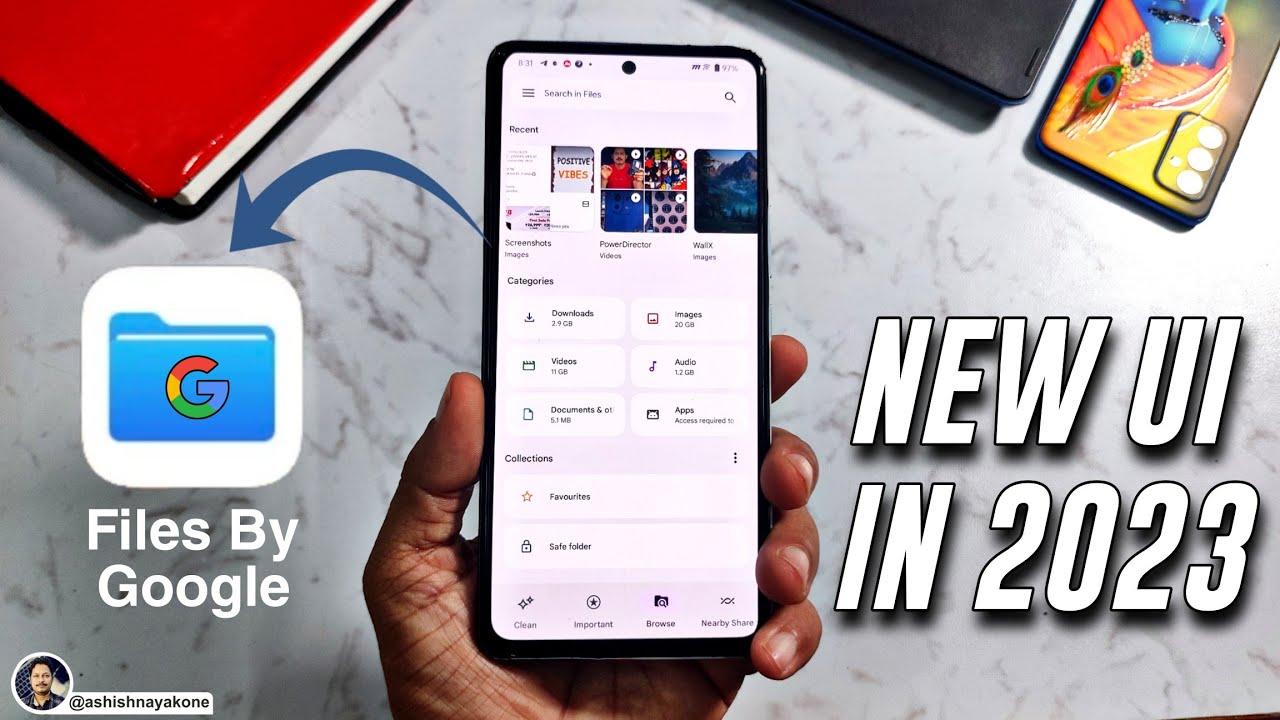 Files by Google New UI and New Features - YouTube