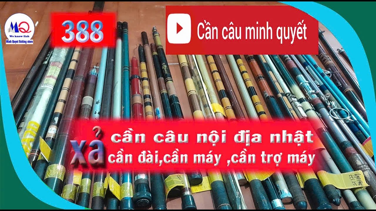 Lô 388 xã cần câu nội địa Nhật hàng chất lượng giá sinh viên - YouTube