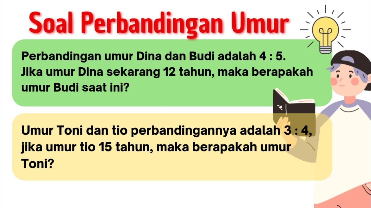 Cara Mencari Perbandingan Umur Dengan Mudah - Matematika SMP - YouTube