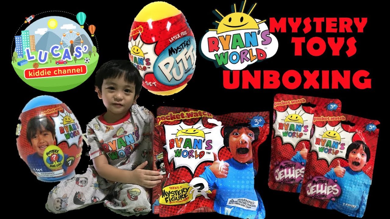 UNBOXING RYAN'S WORLD TOYS BLUE MYSTERY MINI EGG & MSYTERY BLIND BAGS ...