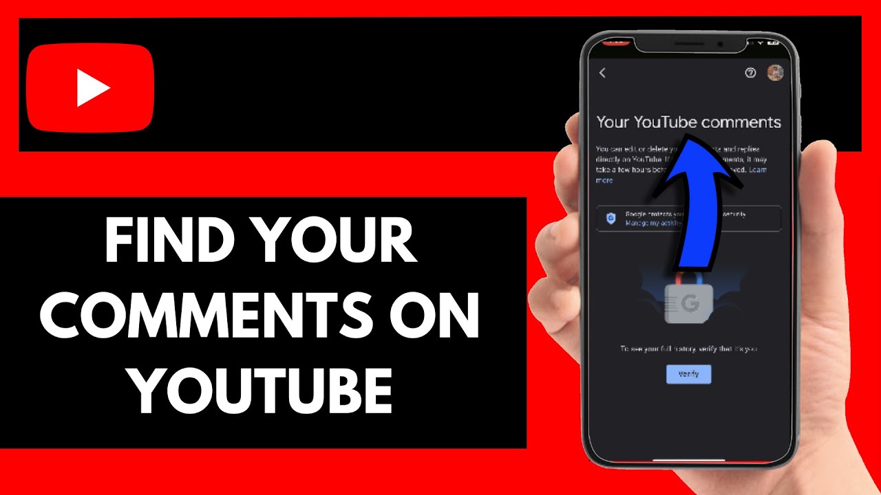 How To Find Your Comments on Youtube - YouTube