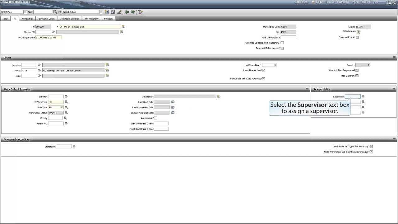 Creating a simple PM record - YouTube