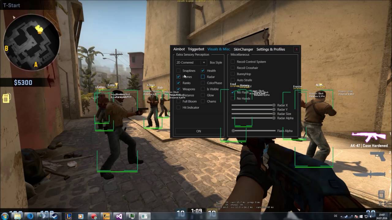 Stealth-Expl0it | Sneek-Peek | Corner ESP | Radar | Better Smoothing ...