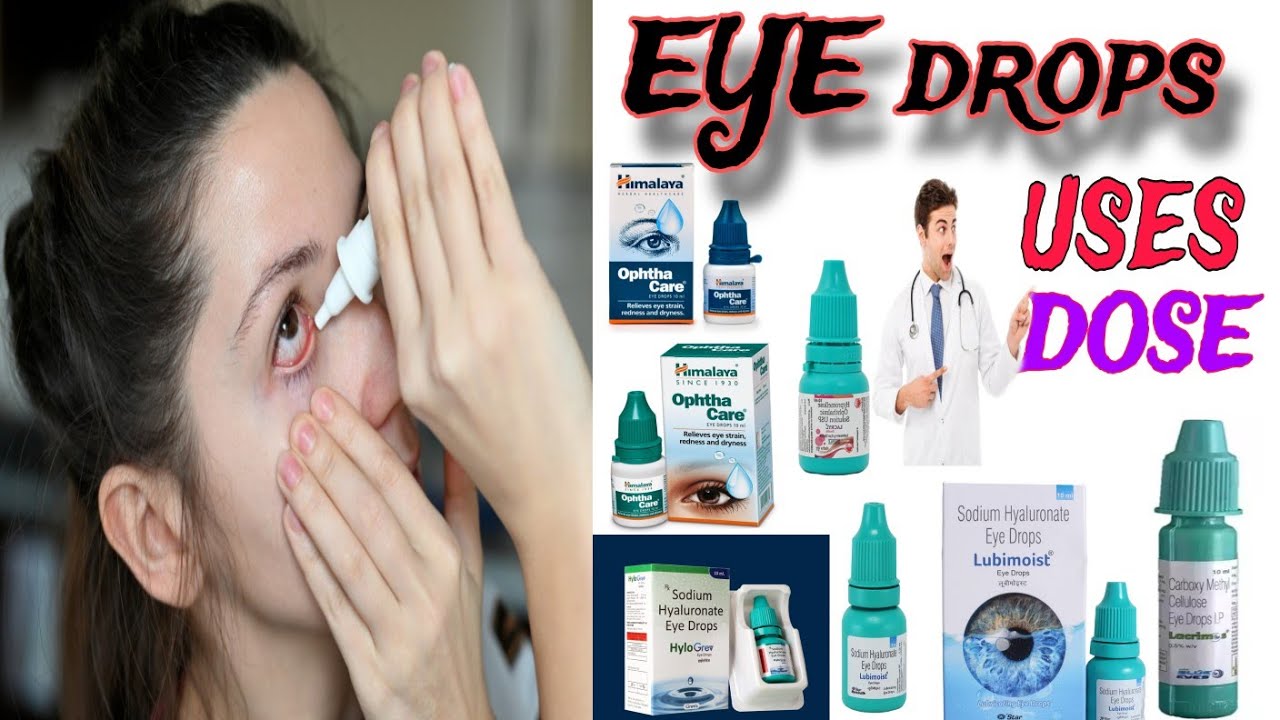 Eye drops//important Eye drops//Different types of eye drops ...