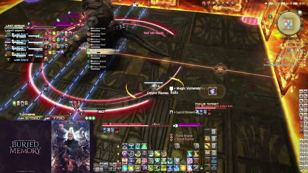 FFXIV Criterion Dungeon Final Boss "Shadowcaster Zeless Gah" First Kill ...