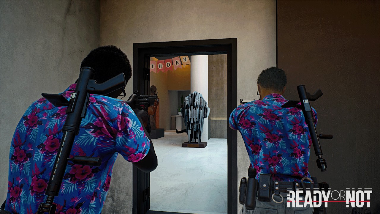 Hawaii SWAT raids mansion in Ready or Not - YouTube