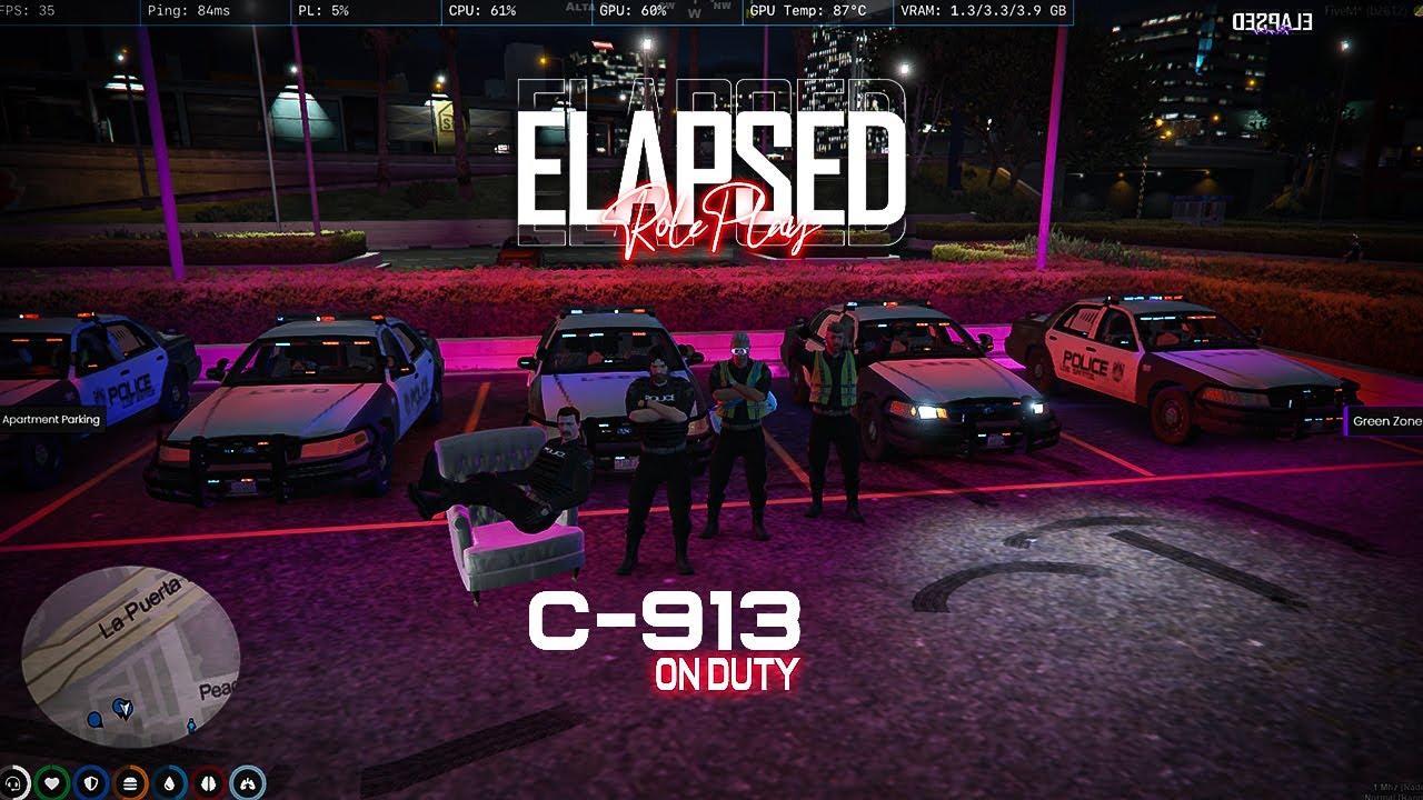 LSPD RP + Code red situations | ELAPSED ROLEPLAY | ExKing #htrp # ...