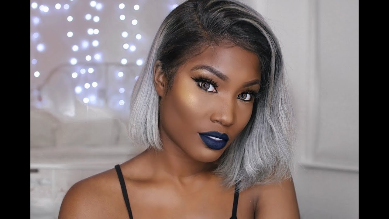 Grwm Simple Makeup Bold Lip Dark Skin Woc Friendly Youtube