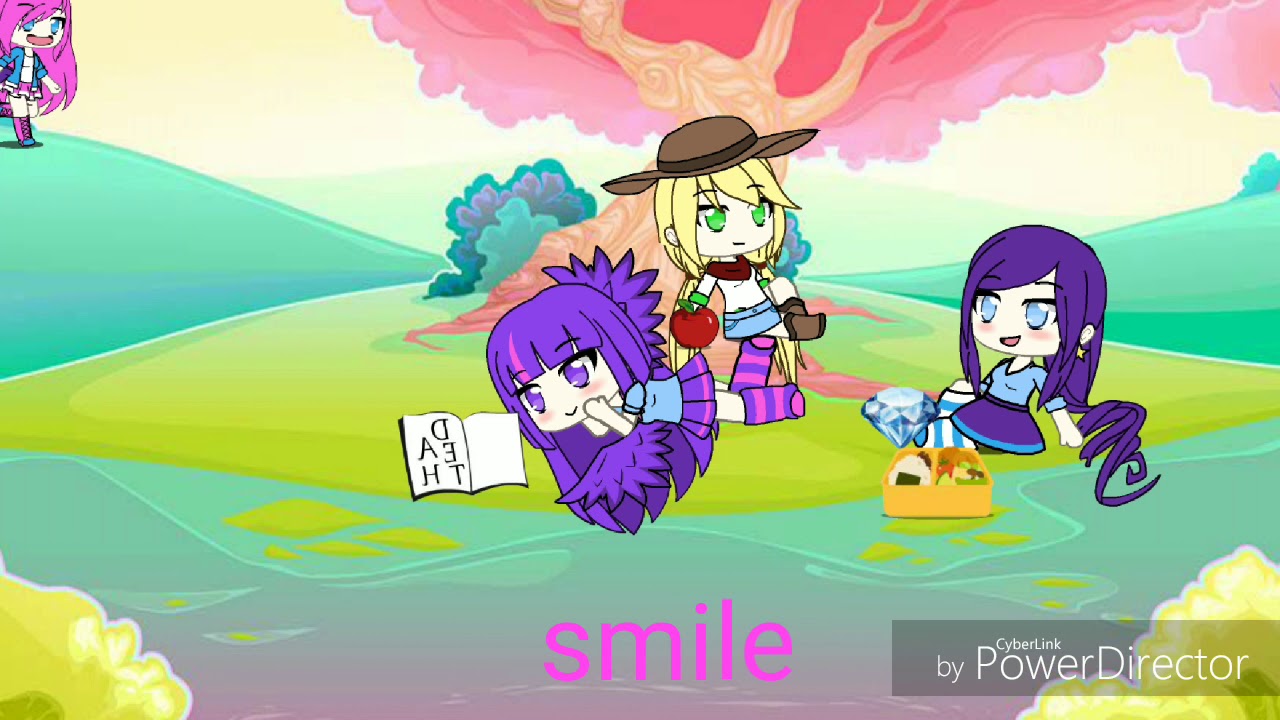 Pink pie smile HD (gacha life) - YouTube